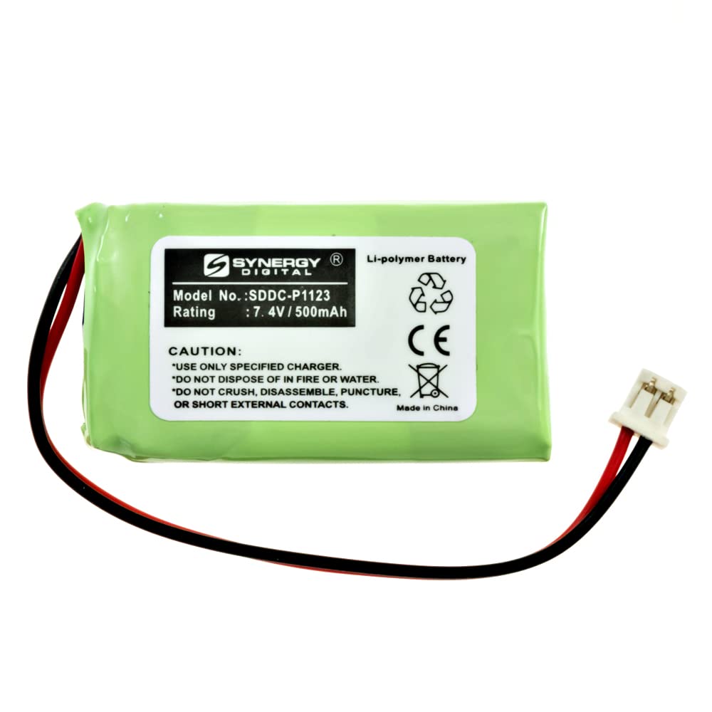 Synergy Digital Dog Collar Battery, Compatible with AE Energy AE602048P6H Replacement Battery Combo-Pack Includes: 2 x SDDC-P1123 Batteries