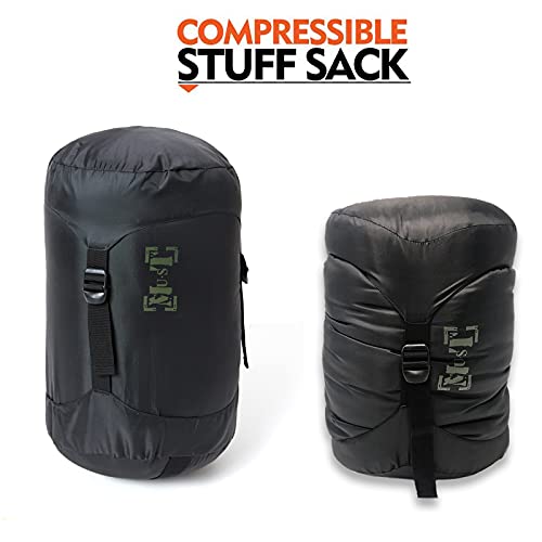 Akmax.cn Military Down Mummy Sleeping Bag for Cold Weather