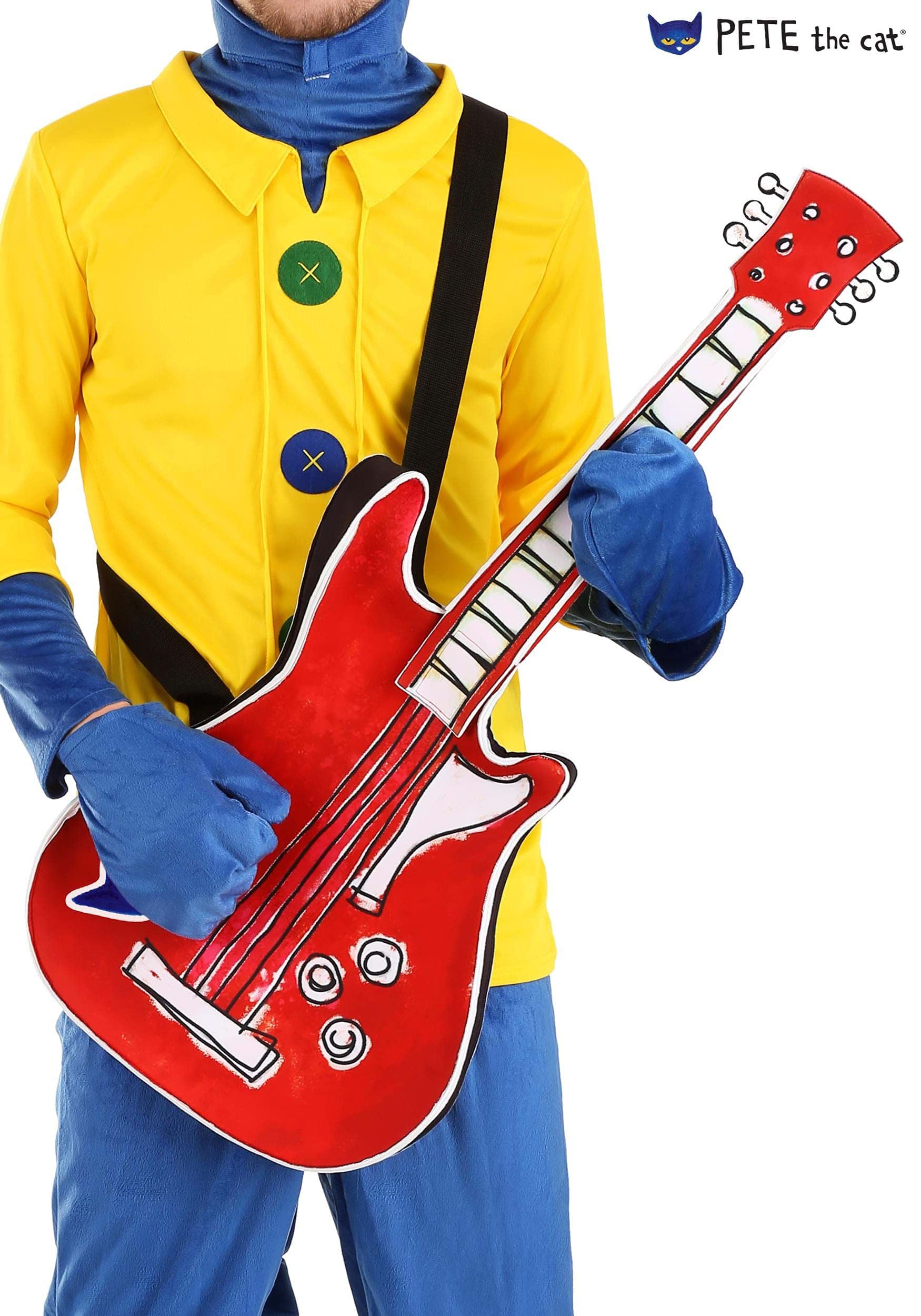 Fun Costumes Accessory Pete The Cat Guitar Standard Red