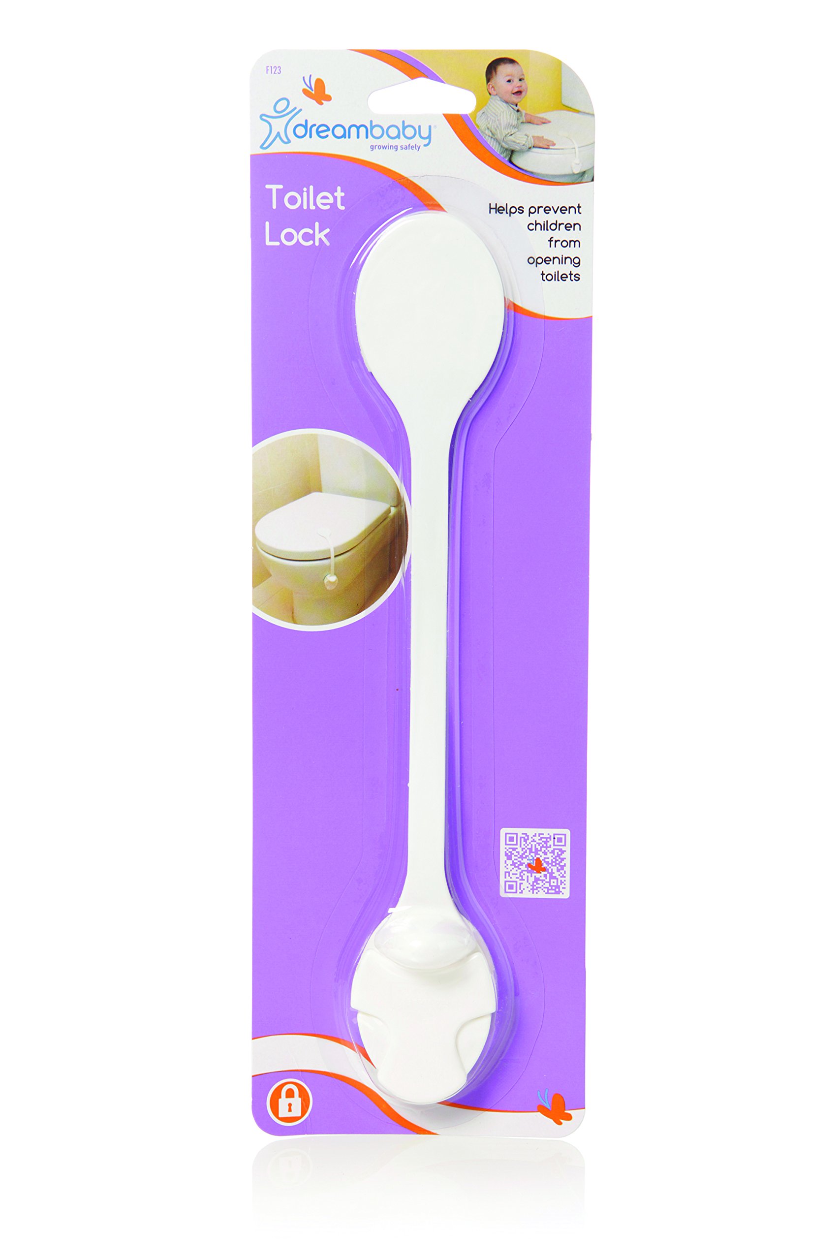 Dreambaby Toilet Lock- White