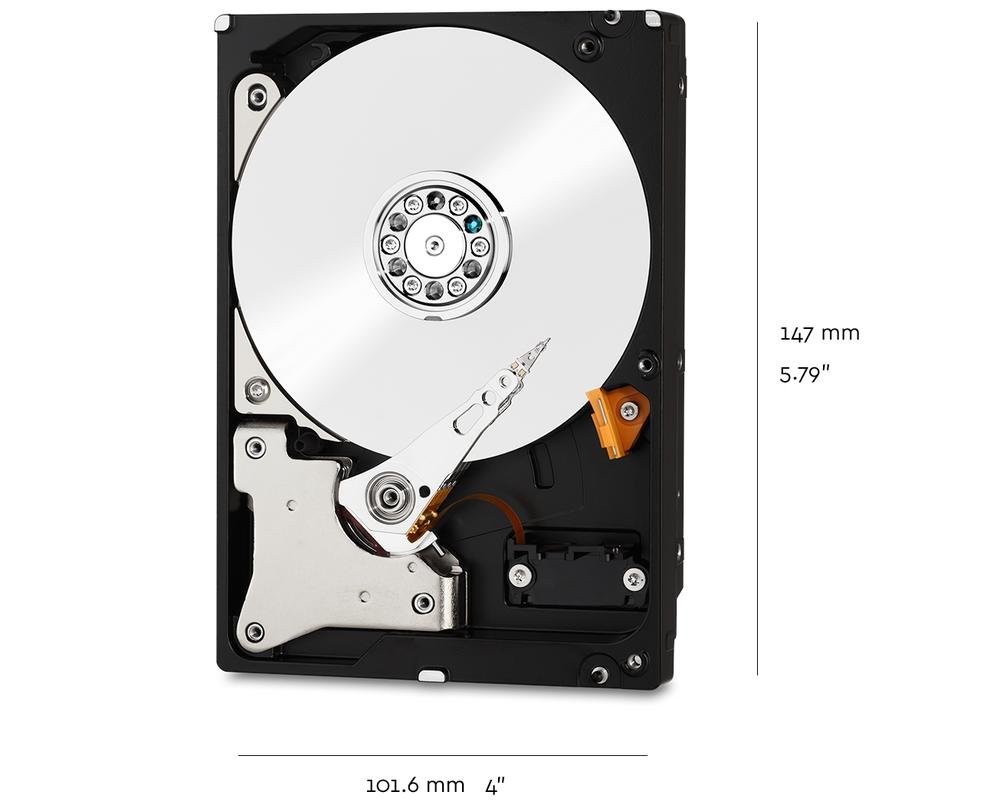 WD Red 8TB NAS Hard Disk Drive - 5400 RPM Class SATA 6 Gb/s 128MB Cache 3.5 Inch - WD80EFZX