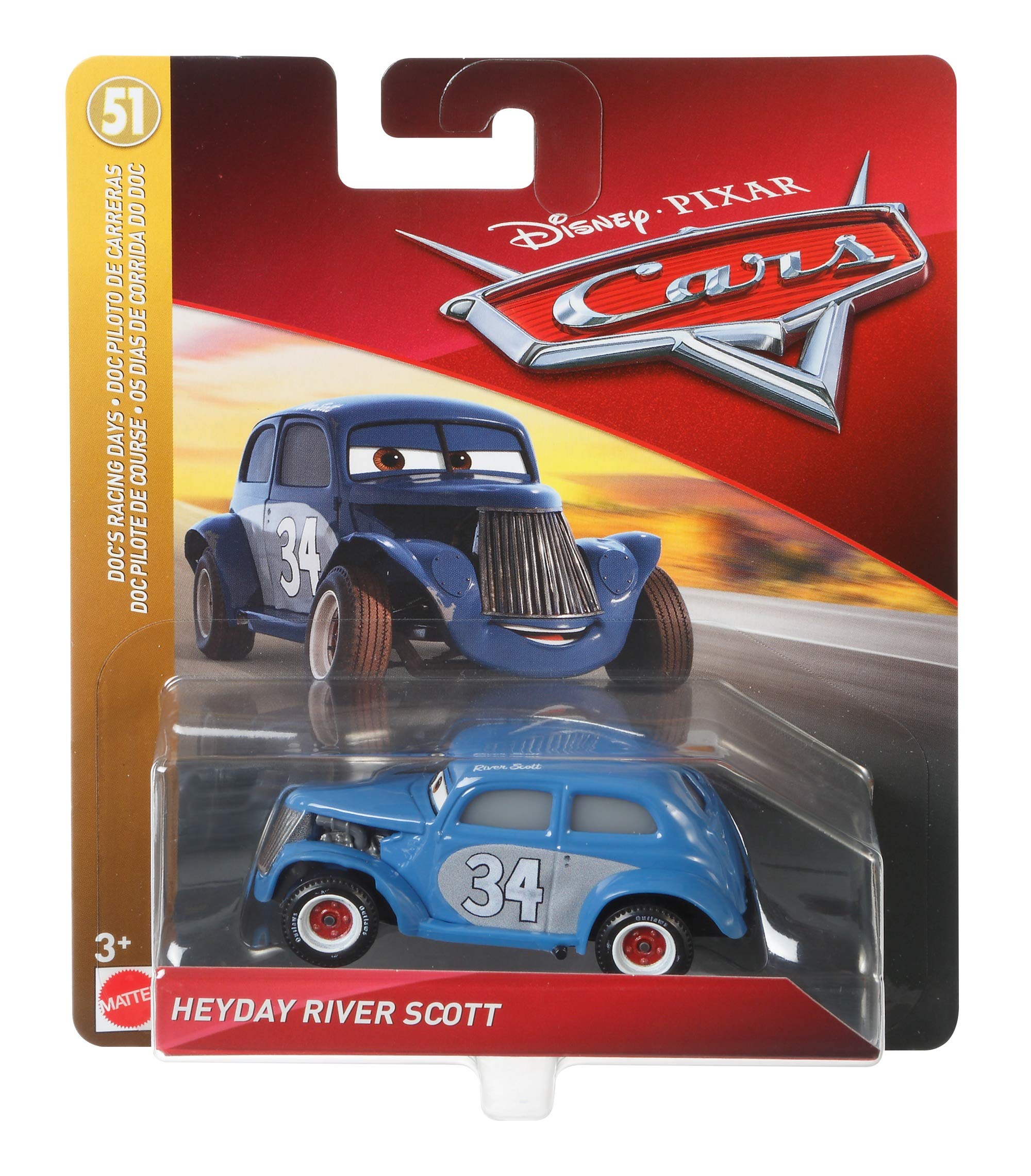 Disney Cars Toys Heyday River Scott