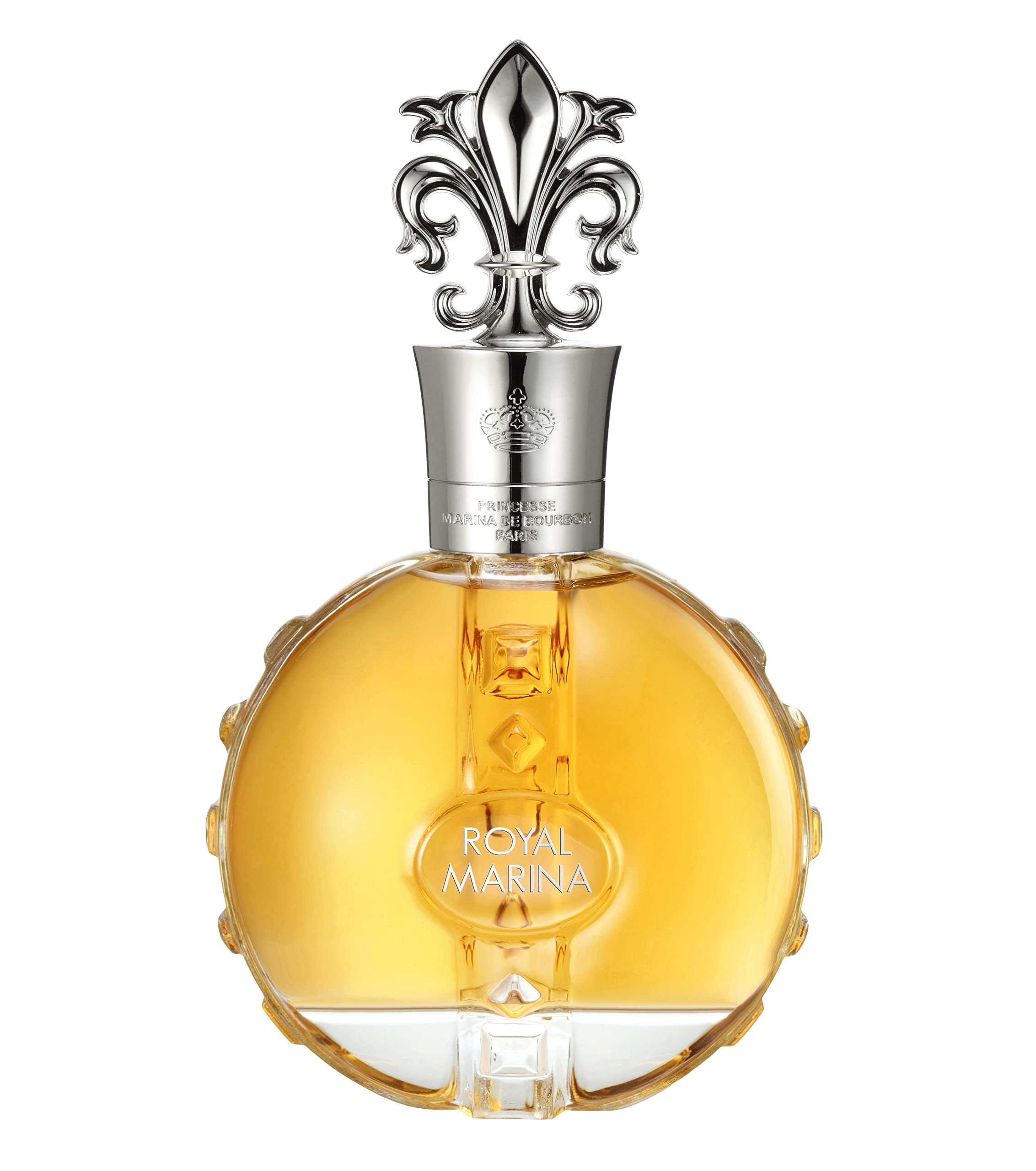 Marina de Bourbon Royal Marina Diamond by Princesse Eau de Parfum for Women - Amber Scent - Opens with Notes of Grapefruit and Blackcurrant - Perfume for Seductive and Confident Women - 3.4 oz
