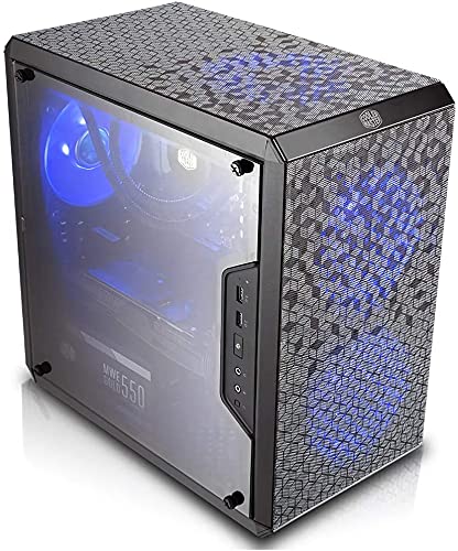 AVGPC Q-Box Series Gaming PC, 4.6 GHz Max Boost AMD Ryzen 7 5700G 8-Core, 16-Thread CPU with Radeon Graphics, 240mm Liquid Cooler, 16GB DDR4 500SSD, Windows 10 AC WiFi