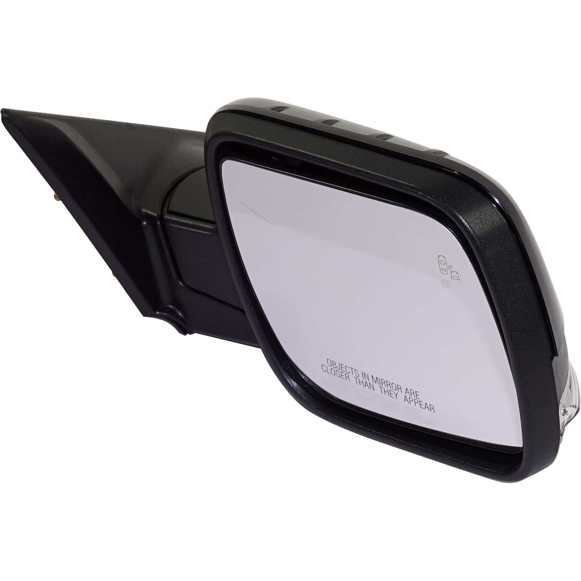 Kool Vue Driver & Passenger Side Power Heated Mirrors for Ford Explorer 2016-2019 Manual Fold With Signal Light, Blind Spot Monitor & Puddle Lamp; Without Memory & Auto-Dimming Paintable