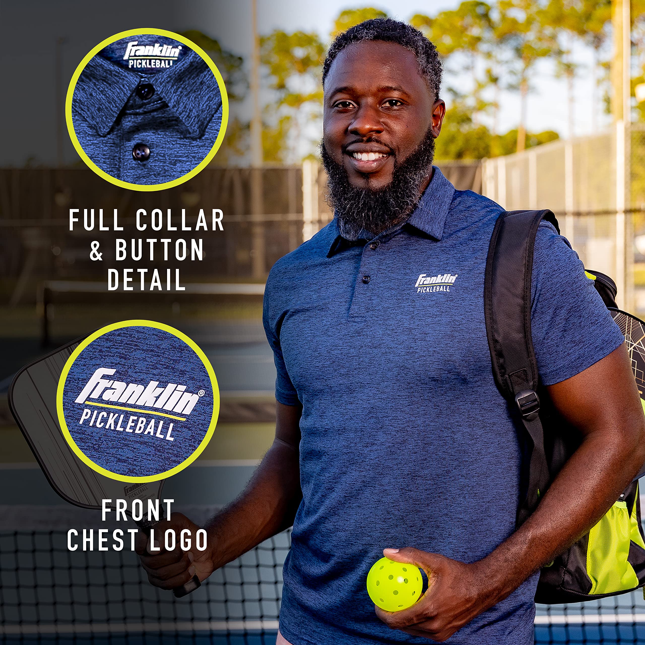 Franklin Sports Men's Relaxed Cut, Navy Blue, Extra Large