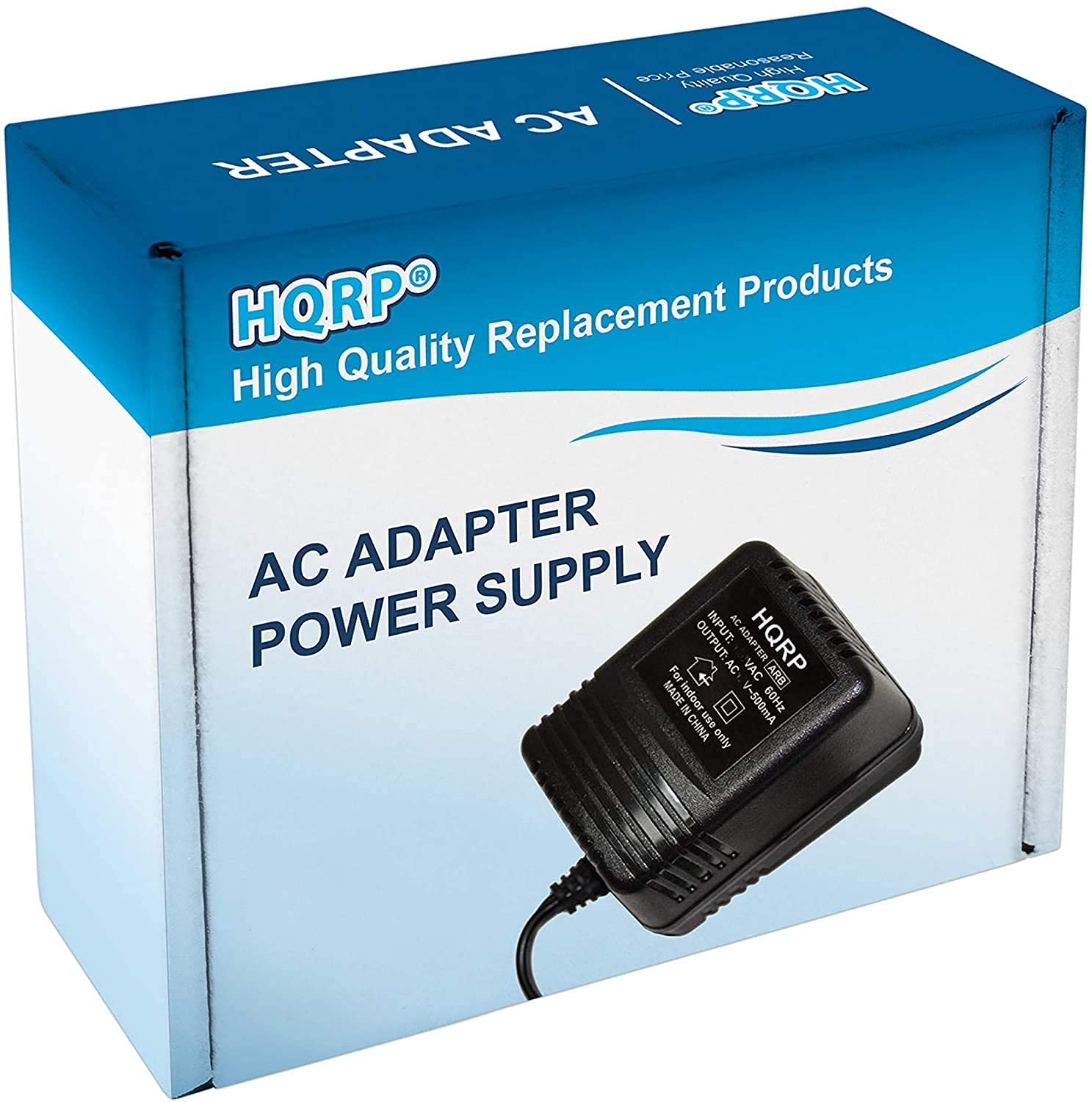 HQRP AC Adapter Compatible with Nintendo NES Game Console MW41-0900800A 7-38012-24010-6 NES-001 NES-002 NES-101 Power Supply Cord Transformer