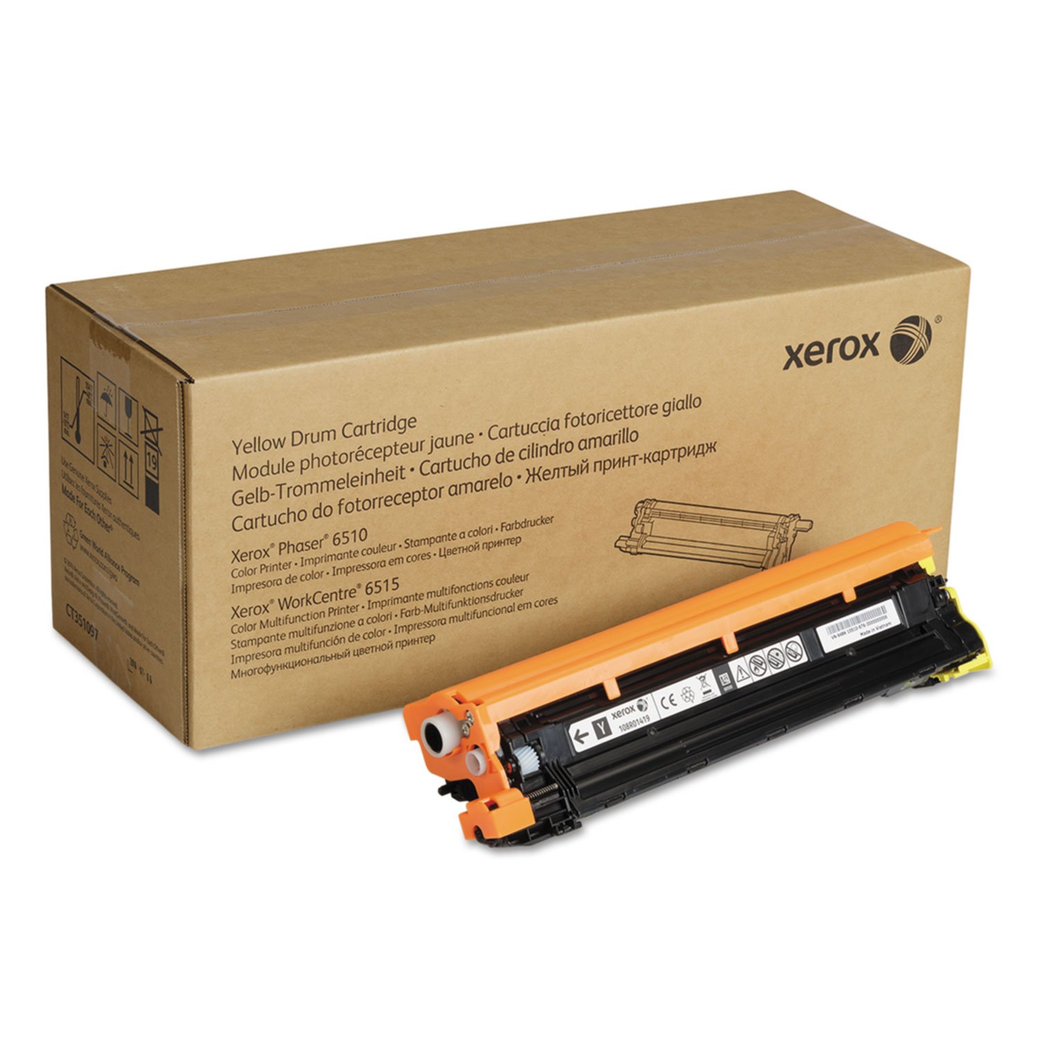 Xerox 108r01419 Drum Unit, 48,000 Page-Yield, Yellow