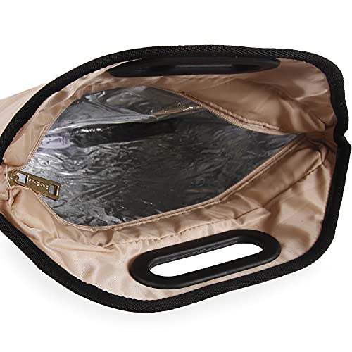 bebe Tanya Lunch Taupe Insulated Meal Holder