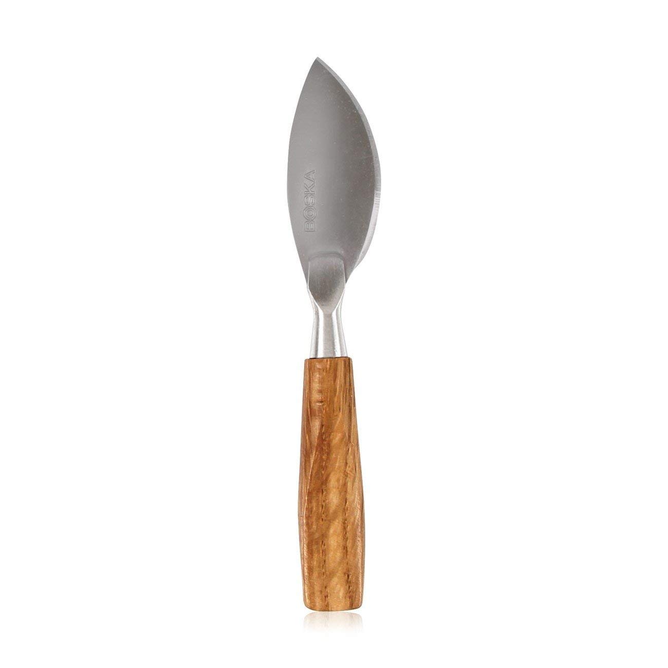BOSKA Stainless Steel Mini Cheese Knives - Oslo For All Types of Cheese - Multi-Functional Cheese Slicer - Handheld Slicer - Silver Non-Stick - Dishwasher Safe - For Kitchen Cooking