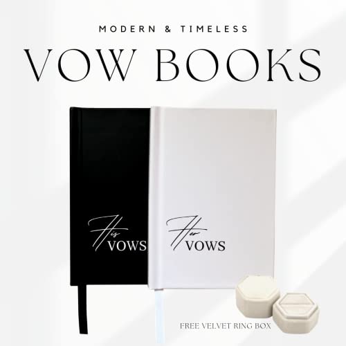 Hard Cover Wedding Vow Booklet, Mr & Mrs Wedding Vow Book, Wedding Ceremony Vow Booklet, Wedding Vow 2 Pack Booklet Set, Bride and Groom Vow Booklets, Booklets for Vows, Vow Book Wedding Day