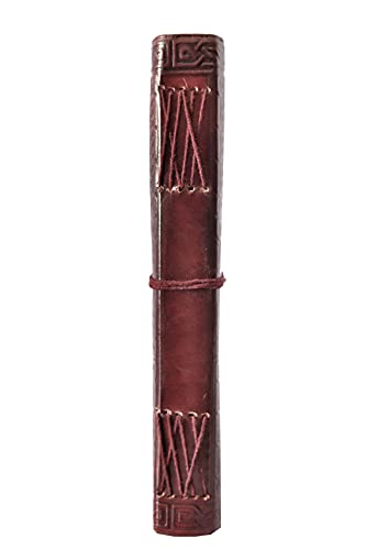 Leather Journal Diary Embossed Large Tree Notebook for Writing Leather Diary Handmade Leather Journal Gbag (T)