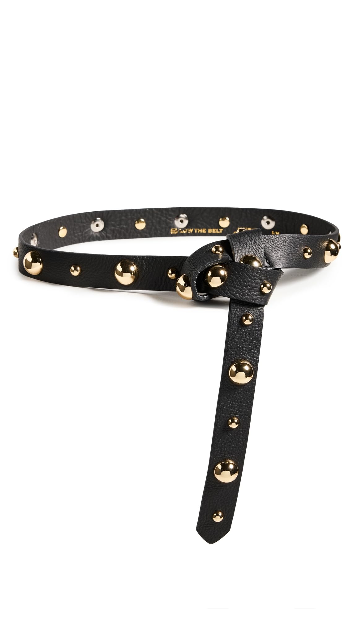 B-Low The Belt Women's Tilly Moto Belt, Black Gold, S-M