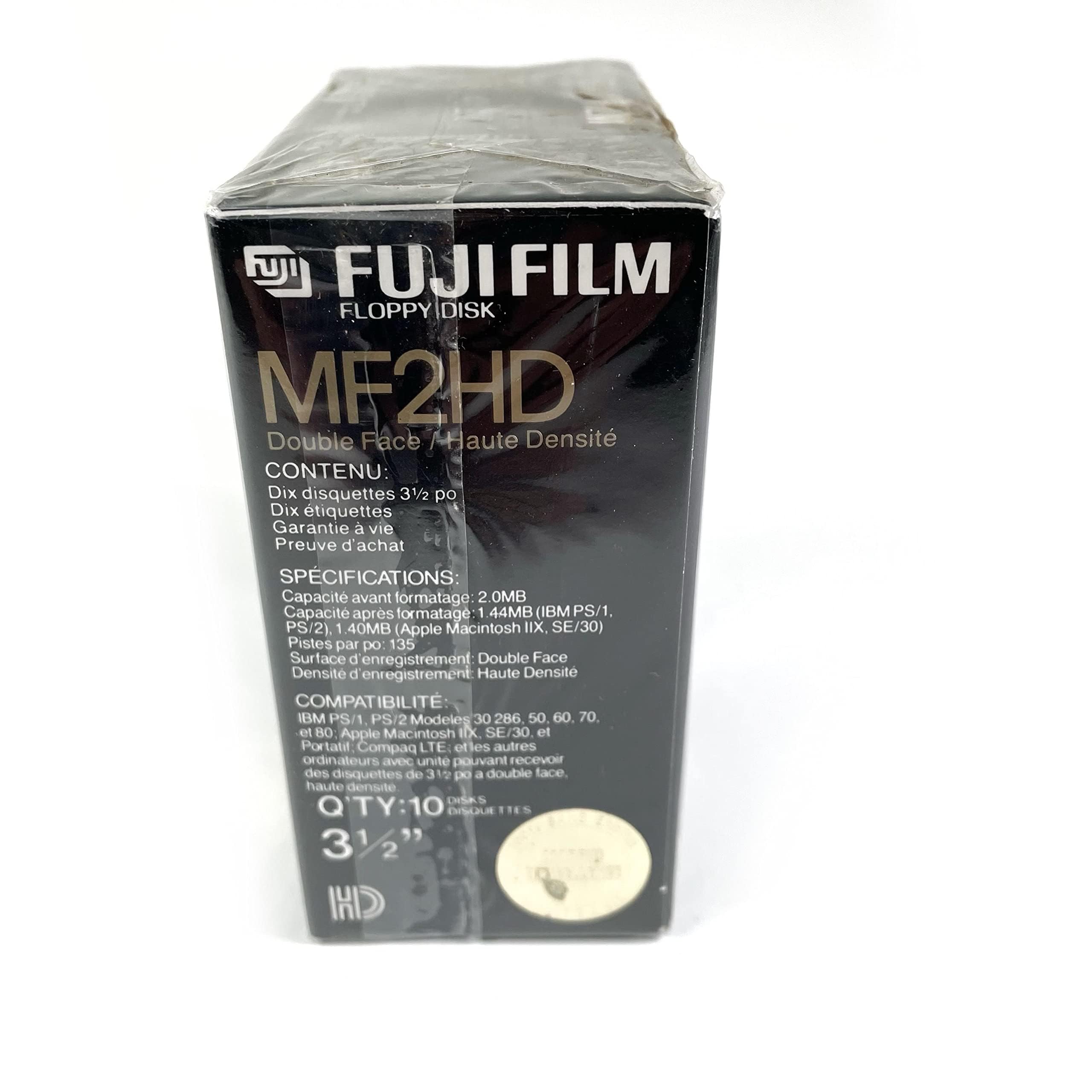 Fuji Film MF2HD High Density 3.5 Inch Floppy Disks - 10 Pack
