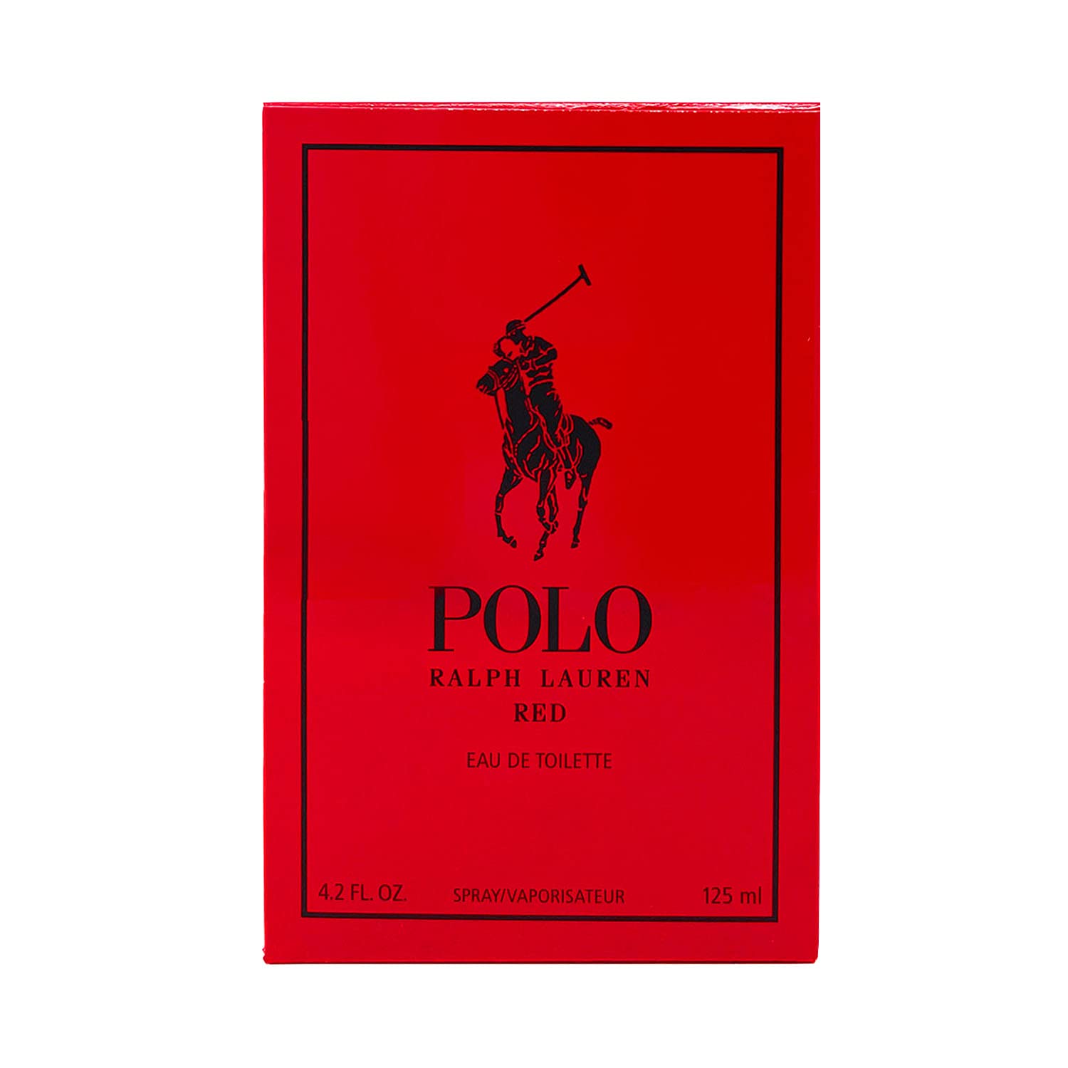 Ralph Lauren Polo Red Eau De Toilette Spray for Men 4.2 Ounce