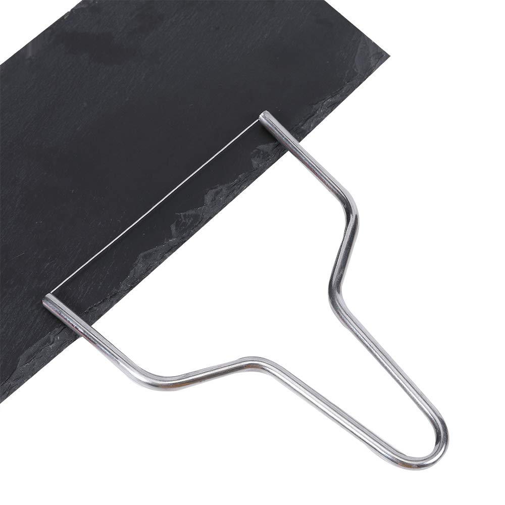 ACKEIVTO Cheese Lyre, Cheese Slicer, Stainless Steel Cheese Slicers with Wire, Handheld Butter Cutter Tools for Soft Hard Block Cheese