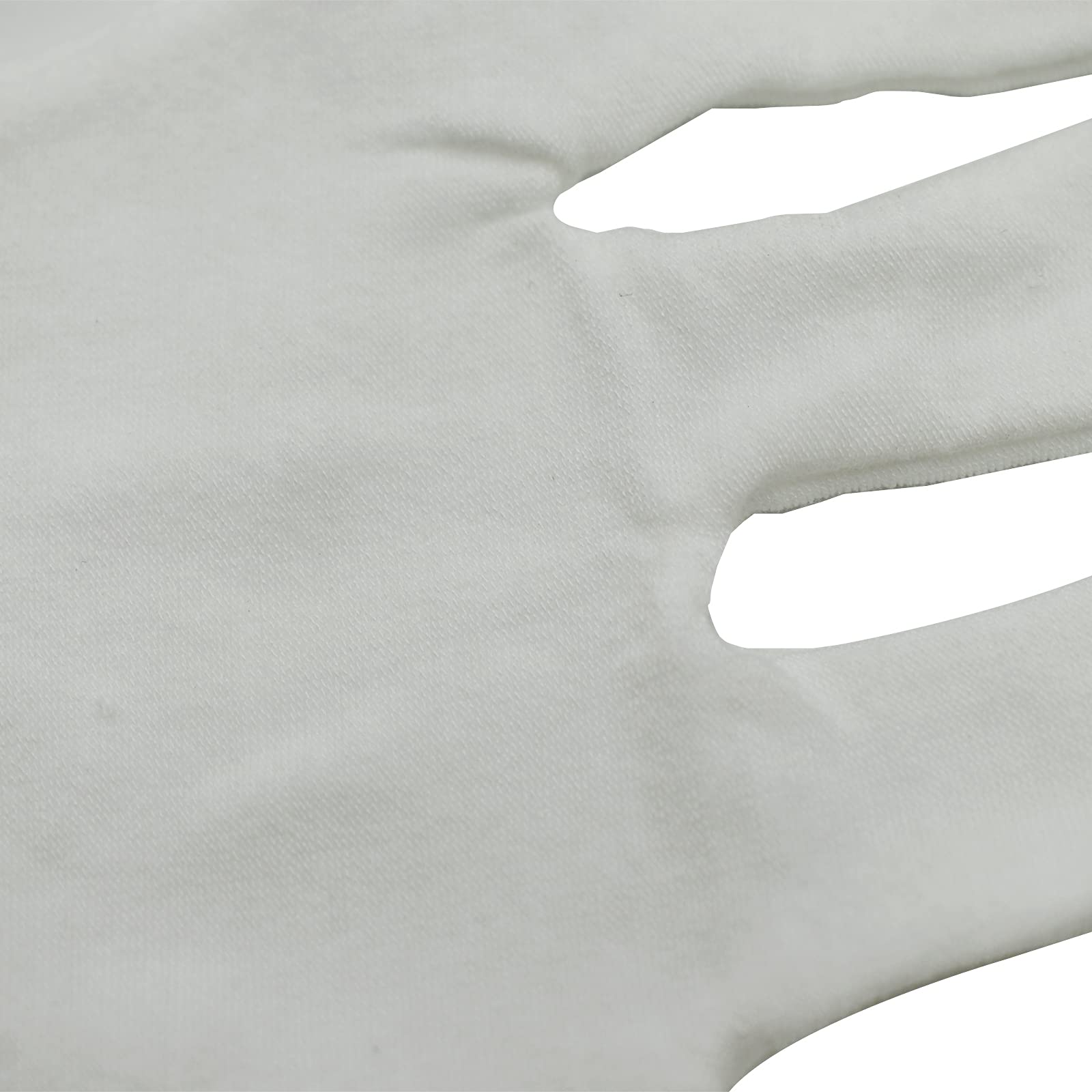 Maydahui 12 Pair White Cotton Gloves 9 inch Extra Large Size for Cosmetic Moisturizing Coin Jewelry Inspection Performance Driving Watch Repair Work Lining