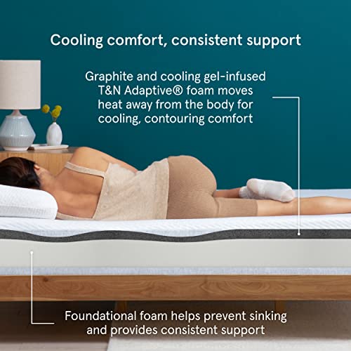 Tuft & Needle 2022 Original Firm Full Size Adaptive Foam Mattress in a Box, Cooling Gel, Pressure Relief, Supportive, 100 Night Trial, Fiberglass Free, CertiPUR-US, 10-Year Limited Warranty