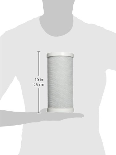 Hydronix CB-45-1010 Whole House or Commercial NSF Coconut Activated Carbon Block Water Filter, 4.5" x 10" - 10 Micron