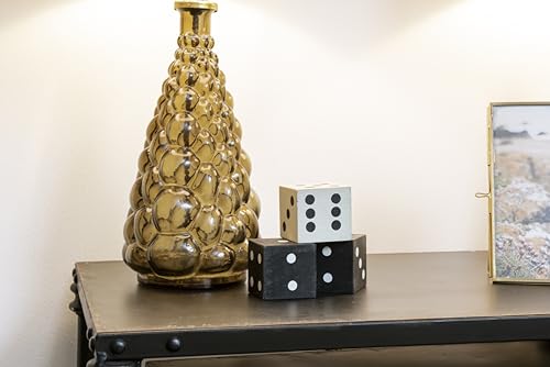 Decorative Mango Wood Dice (Set of 6 Pieces)