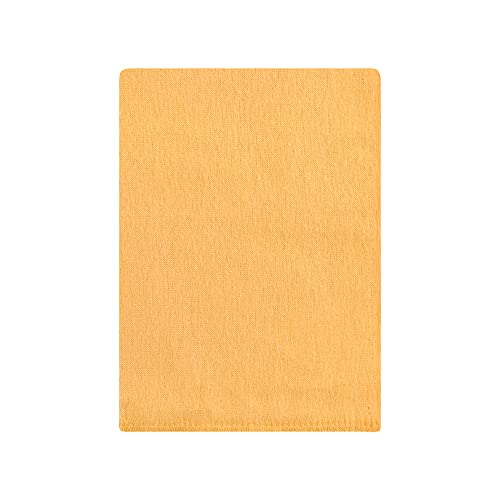 Hudson Baby Unisex Baby Cotton Flannel Burp Cloths Bundle, Citrus Orange, One Size