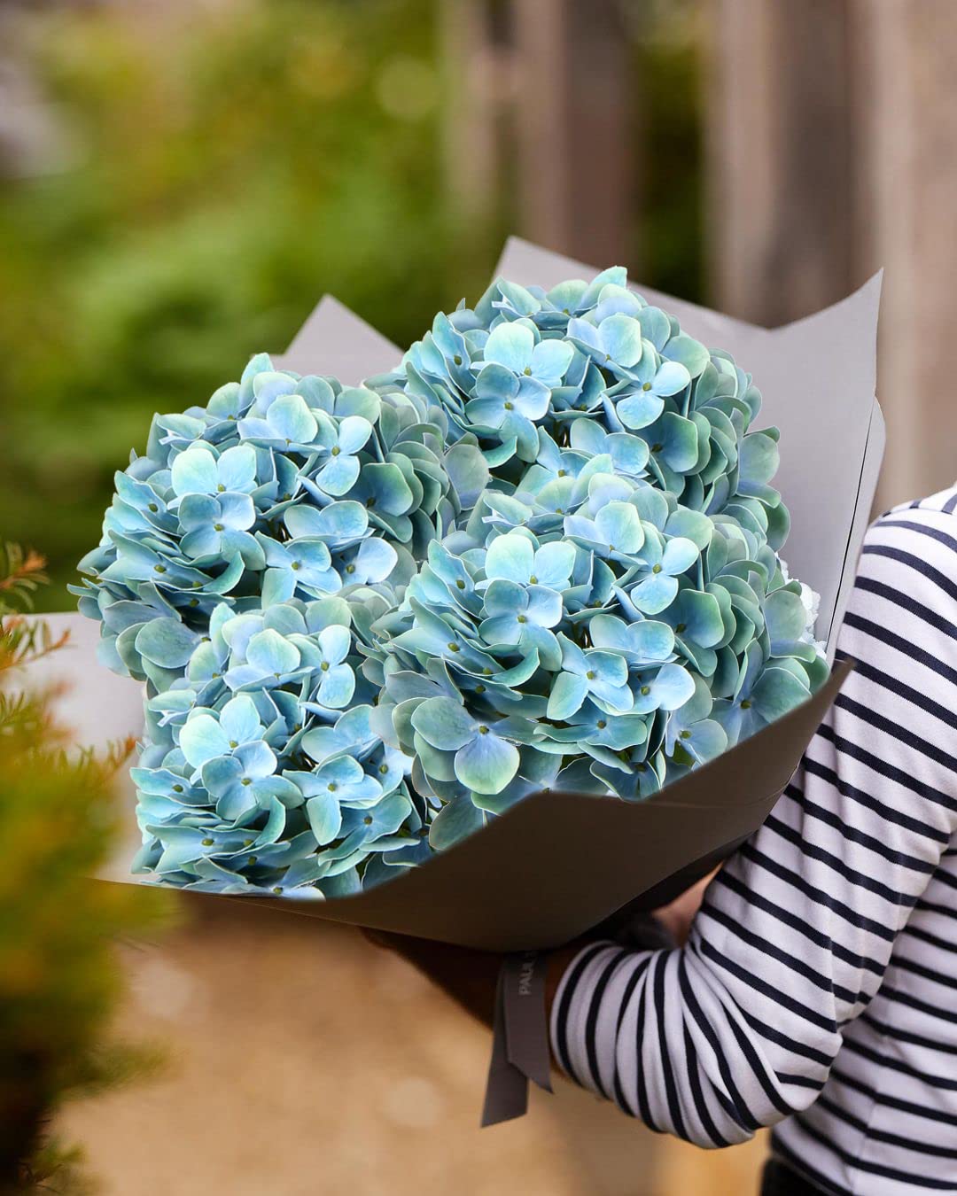 DILATATA 2 Pcs Faux Hydrangea Large Artificial Purple Hydrangea Flowers 26" Real Touch Hydrangea Flowers Lifelike Silk Hydrangea Stems for Wedding Party Garden Home Decor
