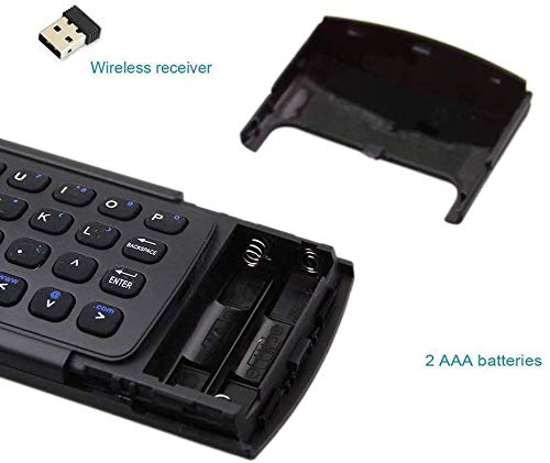 Air Mouse for Android tv Box, Gimibox MX3 Pro Wireless Keyboard 2.4G Smart TV Remote with Motion Sensing Game Handle Android Remote Control for Android TV Box/PC/Smart TV/Projector/HTPC/All-in-one PC/