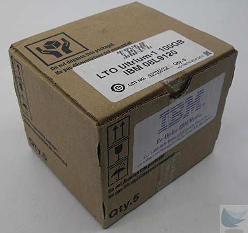 IBM 08L9120 LTO-1 Ultrium-1 Data Cartridges Qty 5 Per Box
