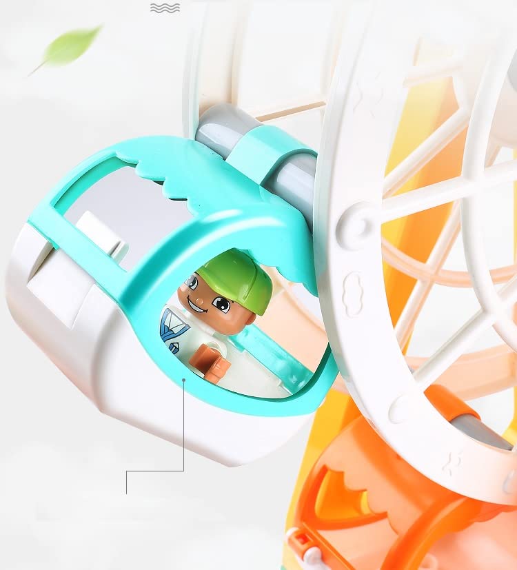 Huge Ferris Wheel Compatible to Duplo Large Building Blocks