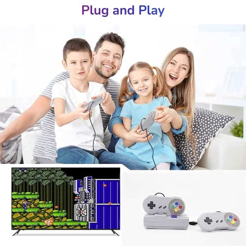 Classic Edition Console,Super Retro Game Console Classic Mini HDMI System with Built in 821 Old School Video Games, Plug and Play,SN-02 Super Classic Mini HD-OUT TV Game Console (Consoles-Green-HD)
