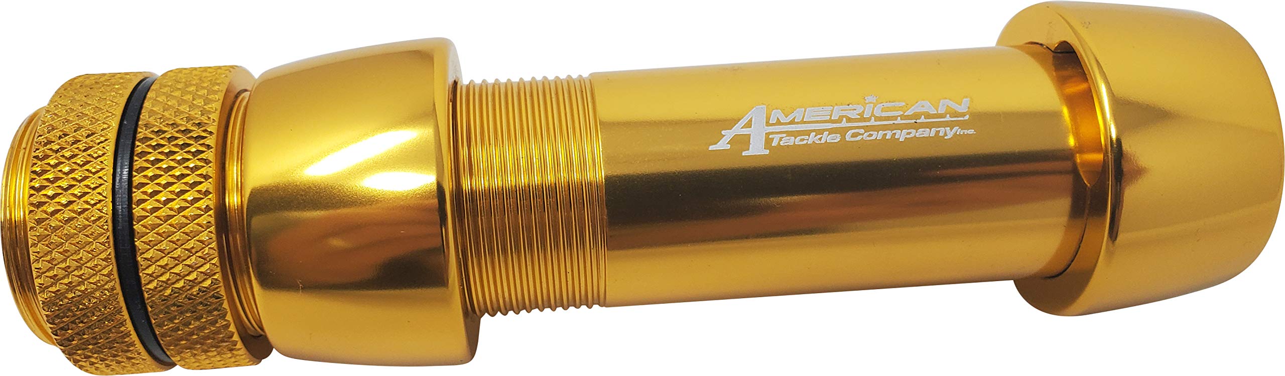 American Tackle Aluminum Reel Seat for Fishing Rod Building (Gold, 24MM)