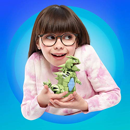 MEGA Pokémon Tyranitar building set with 396 compatible bricks and pieces, toy gift set