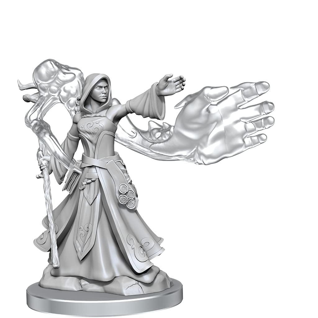D&D Frameworks: Elf Wizard Female - Unpainted and Unassembled