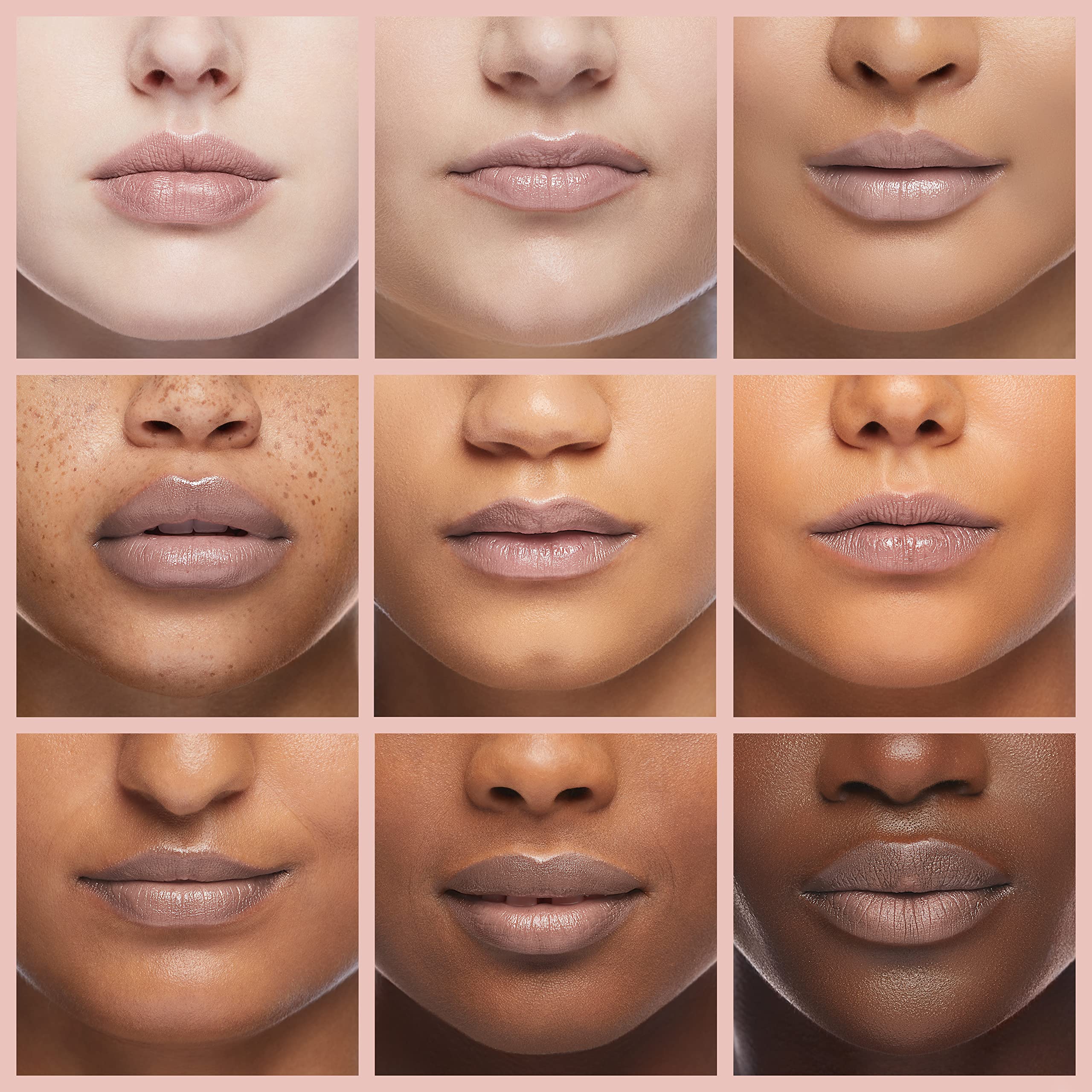 Pure Cosmetics Pure Illumination Lip Gloss - LED-lit Applicator w/Side Mirror - Non-Sticky, Moisturizing & Hydrating Lip Glosses - Soothes & Protects Dry Chapped Lips (Nude Beach)