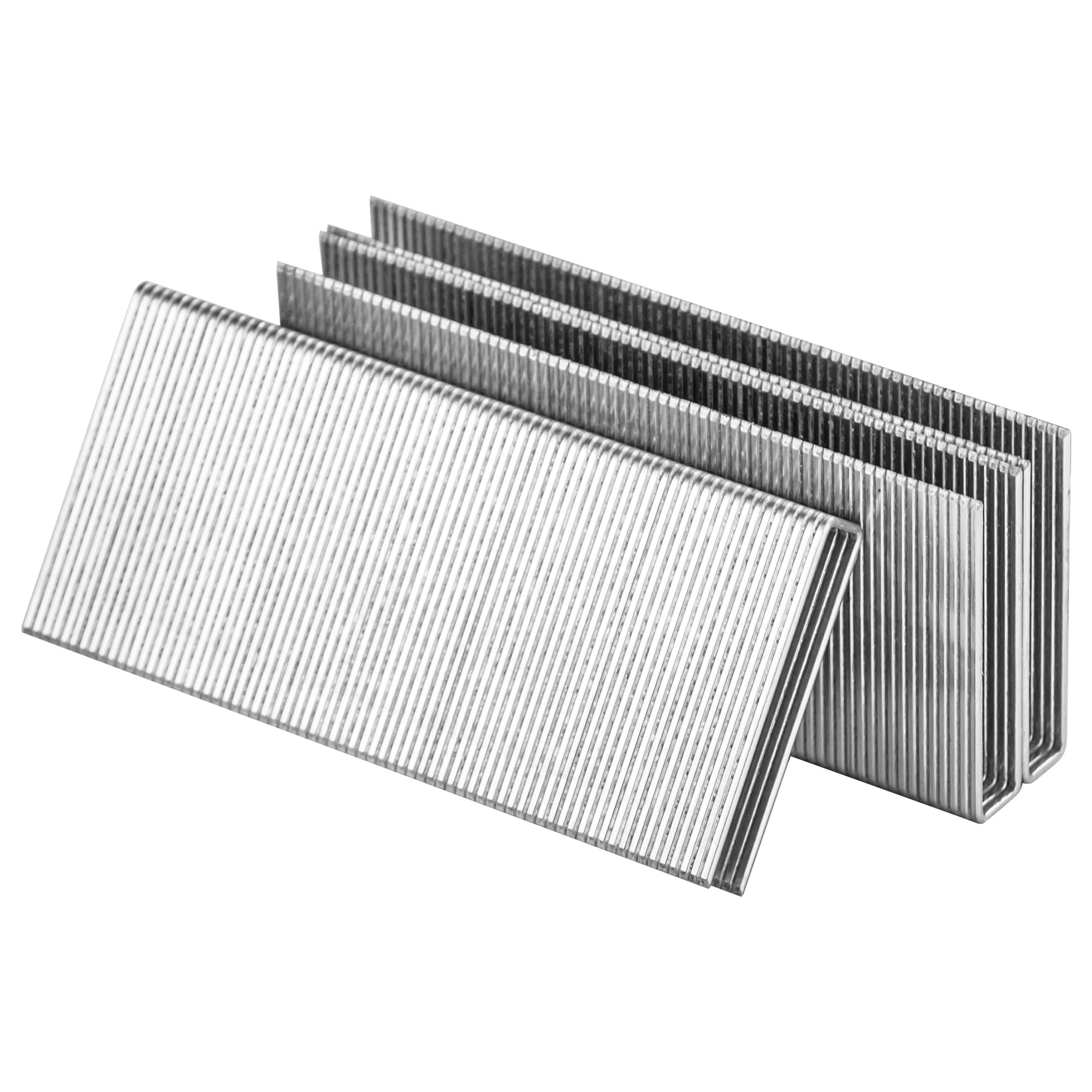 meite 16 Gauge 7/16-Inch Crown Staples, 1-3/4-Inch Length Medium Crown Staples Heavy Duty Galvanized Construction Staples for 16 Guage 7/16-Inch Crown Stapler Guns (10,000 Counts)