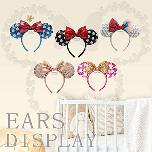 Hat Rack for Wall (14-Pack) - Hat Racks for Baseball Caps, Adhesive Hat Hooks for Wall, No Drilling Hat Organizer Cowboy Hat Holder, Strong Hat Hanger to Display for Door, Closet (Upgrade-White)