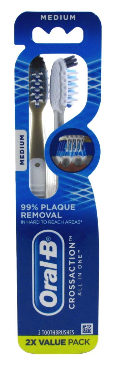 Oral-B Toothbrush All-In-One Medium Value Twin Pack (Pack of 6)