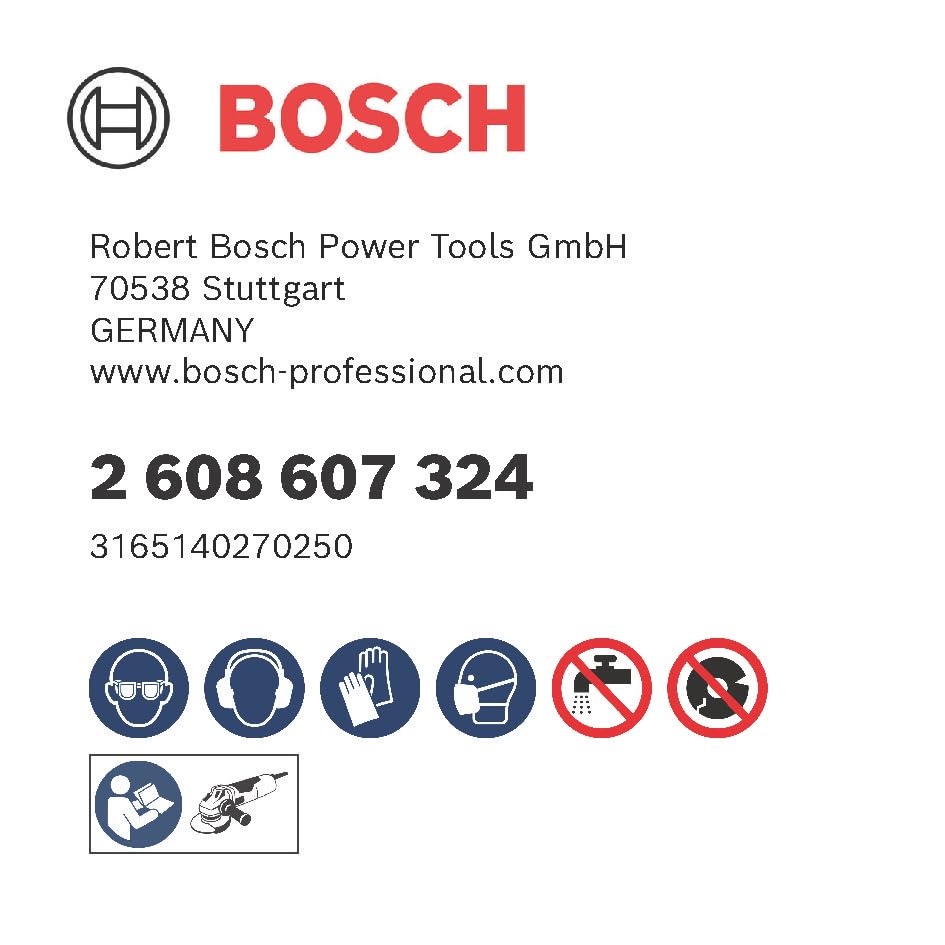 Bosch Accessories 2608607324 X571 Flap Disc for Metal Straight, 115mm Ø, 80 Grit, Black/Brown