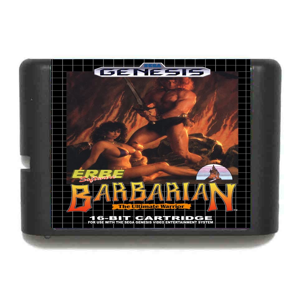 Barbarian 16 Bit MD Game Card For Sega Mega Drive For Genesis (EUR Shell)