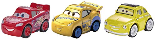 Disney Car Toys Mini Racers Vehicles, 3 Pack - McQueen, Luigi, Cruz Storm Exclusive