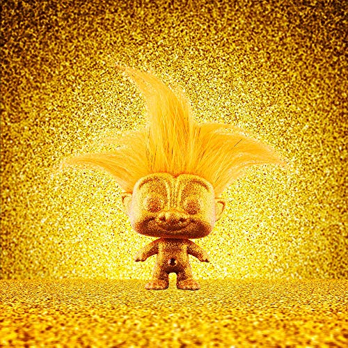 Funko Pop! Trolls: Good Luck Trolls - Diamond Collection Gold Troll Limited Edition Version Vinyl Figurine #8