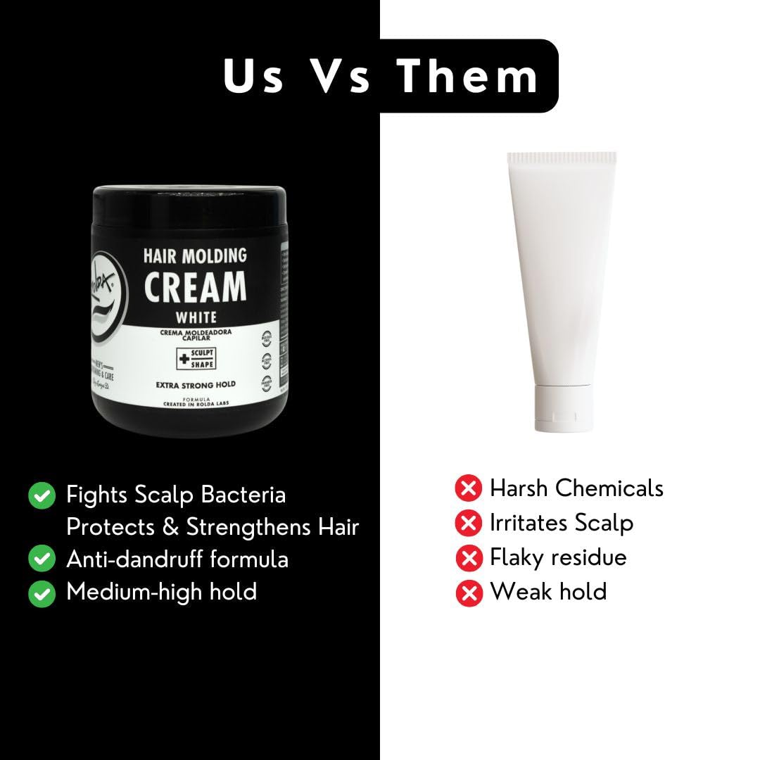Rolda White Molding Cream Anti Dandruff 17.6oz