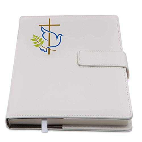 The Peace Dove Journal | 5x8 Inches, 200 Lined Pages, Magnetic Clasp, Refillable | Diary, Cute Notebook Journal, Personal Journal for Women or Men
