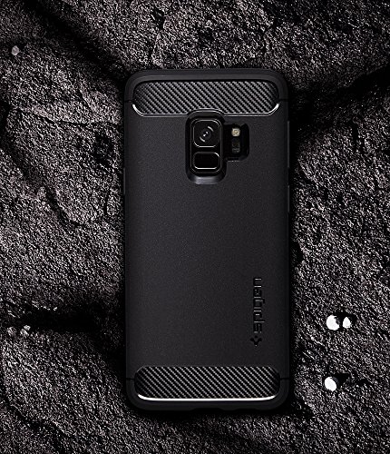 Spigen Rugged Armor Designed for Samsung Galaxy S9 Case (2018) - Matte Black