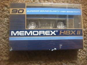Memorex HBX II 90 Minute Blank Audio Cassette 135M