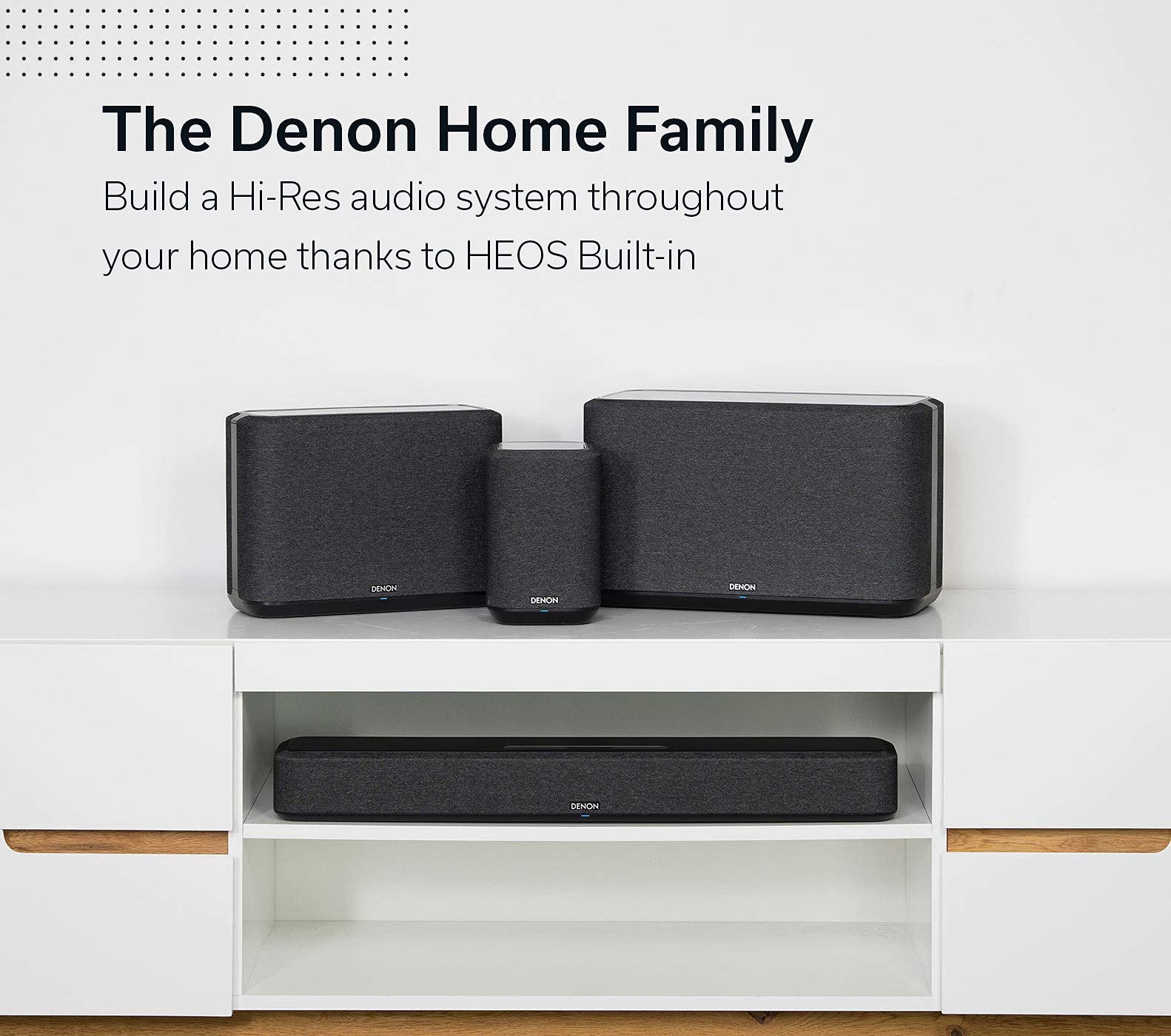 Denon Home Sound Bar 550 with Dolby Atmos and HEOS Built-in (Factory Certified ) (Renewed)