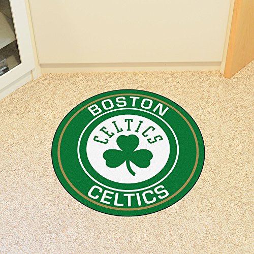 FANMATS 18827 Boston Celtics Roundel Rug - 27in. Diameter
