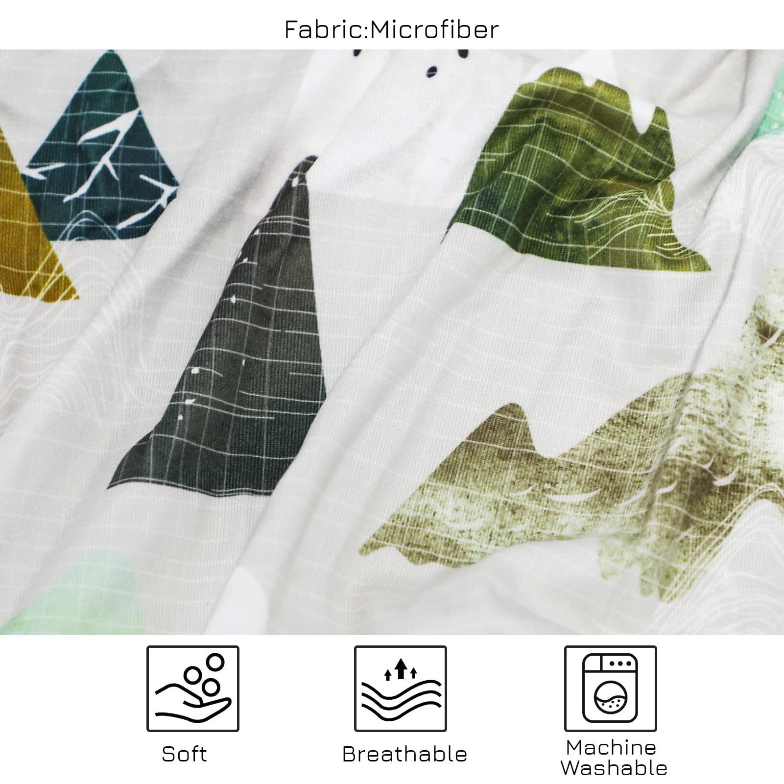 Baby Car Seat Cover & Bassinet Sheet, Mountains Multiuse - Nursing Breastfeeding Covers & Baby Bassinet Mattress Cover Fitted Sheet
