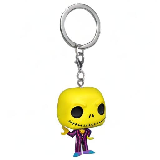 Funko Pop! Keychain: The Nightmare Before Christmas - Jack (Blacklight)