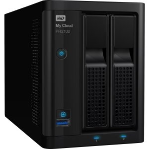 WD 8TB My Cloud Pro Series PR2100 Network Attached Storage - NAS - WDBBCL0080JBK-NESN